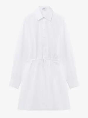 Alexander McQueen Tie Detail Shirt Dress