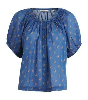 Blue Print Blouses