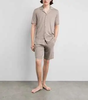 Hanro Casuals Short-sleeve Shirt - Beige