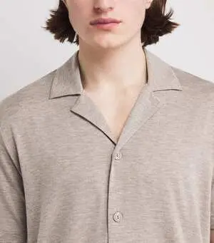 Hanro Casuals Short-sleeve Shirt - Beige