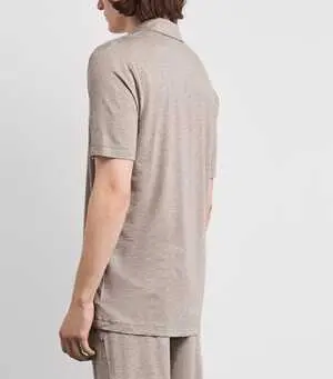 Hanro Casuals Short-sleeve Shirt - Beige