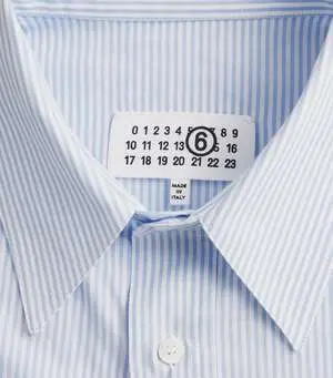 MAISON MARGIELA Cotton Poplin Stripe Shirt