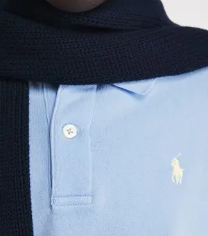 Polo Ralph Lauren Cotton-blend Polo Sweater - Blue