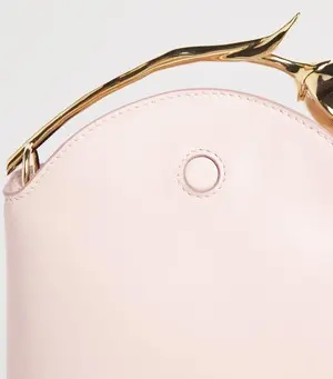 Erdem Mini Leather Bloom Top Handle Bag - Pink