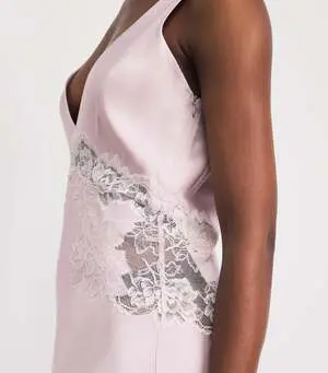 BOCAN Lace-trim Beatrice Slip Dress