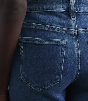 Paige Leenah Flared Jeans - Blue