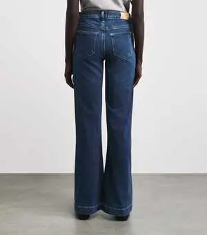 Paige Leenah Flared Jeans - Blue