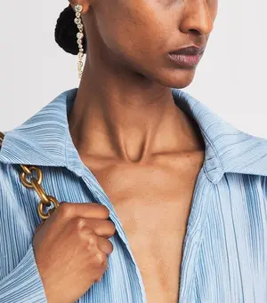 Alexis Bittar Plated Asterales Dangle Earrings