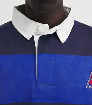 Polo Ralph Lauren Cotton Stripe Rugby Shirt - Blue