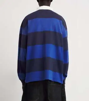 Polo Ralph Lauren Cotton Stripe Rugby Shirt - Blue