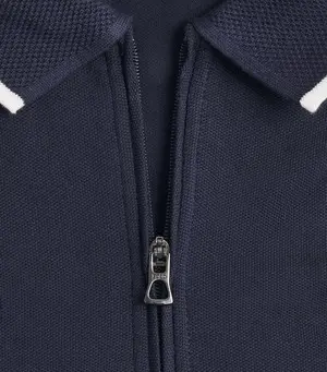 Polo Ralph Lauren Stretch-cotton Zip-up Polo Shirt