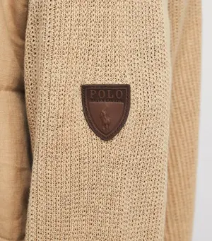 Polo Ralph Lauren Linen Blend Bomber Jacket - Beige