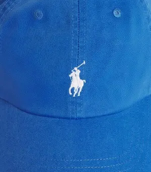 Polo Ralph Lauren Cotton Baseball Cap With Embroidered Logo - Blue
