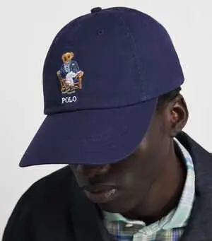 Polo Ralph Lauren Embroidered Cotton Twill Baseball Cap - Navy