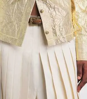 Tory Burch Pleated Midi Skirt