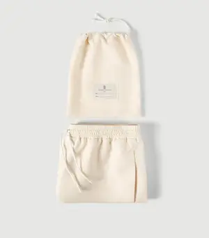 Brunello Cucinelli Logo Swim Shorts - Yellow