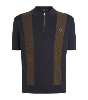 Fred Perry Zip Up Polos For Men