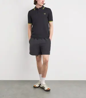 Fred Perry Embroidered Laurel Leaf Tennis Shorts