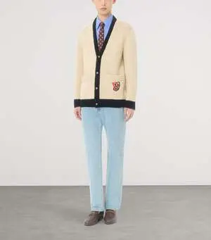 Valentino Garavani Cotton Vgold Shirt - Blue