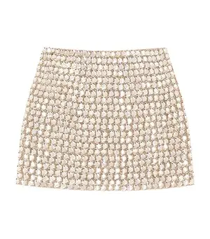Valentino Garavani Embroidered Organza Mini Skirt