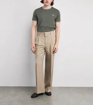 Fred Perry Cotton Twin Tipped T-shirt - Green
