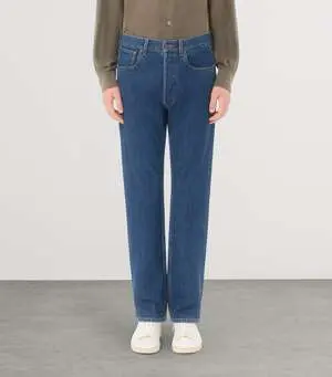Valentino Garavani Vgold Straight Jeans - Blue