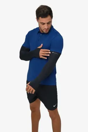 BLOQUV Upf 50+ Sun Arm Sleeves - Black