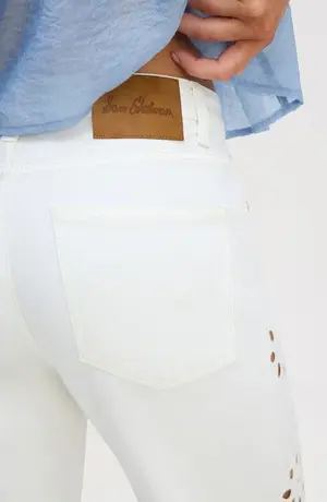 Sam Edelman Cutout Wide Leg Jeans