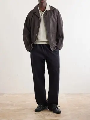 Sunspel Vintage Cotton-mesh Polo Shirt