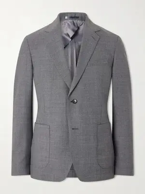 Mr P. Wool-hopsack Suit Jacket