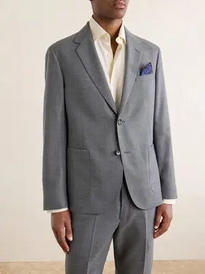 Mr P. Wool-hopsack Suit Jacket