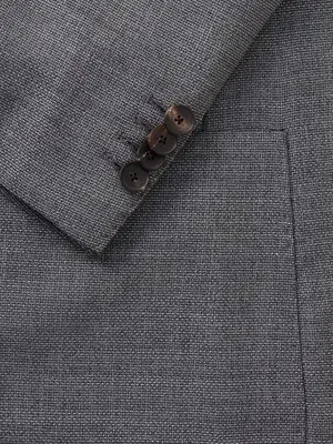 Mr P. Wool-hopsack Suit Jacket
