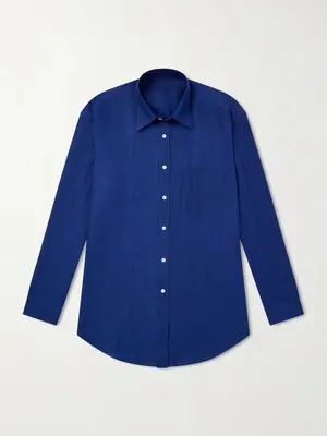 Anderson & Sheppard Linen Shirt - Blue