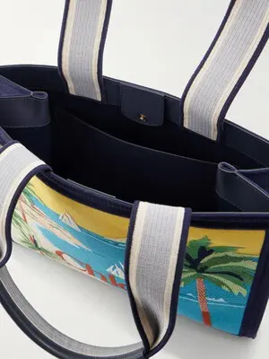 Chloé Soleil Embroidered Canvas Shoulder Bag - Multi
