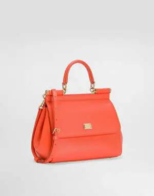 Dolce & Gabbana Small Sicily Handbag In Calfskin