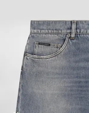 Dolce & Gabbana Multi-colored Denim Trousers