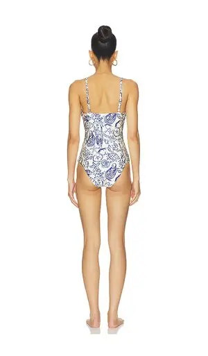 Simkhai Strapless One Piece With Plunge Neckline