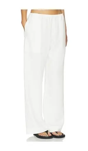 LESET Arielle Pocket Pant White