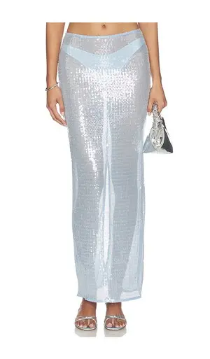 superdown sequined maxi skirts