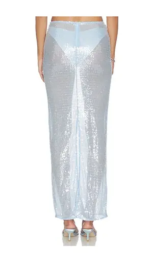 Superdown Sequin Embellished Maxi Skirt