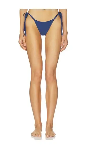 PQ SWIM Mila Tie Side Bikini Bottom - Navy