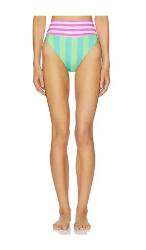 Beach Riot Highway Bikini Bottom - Cove Stripe