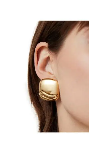 Jenny Bird Rue Statement Earrings In Metallic - Gold