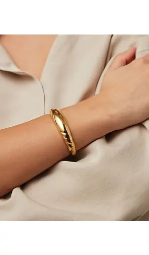 Jenny Bird Nelle Bangle - Gold