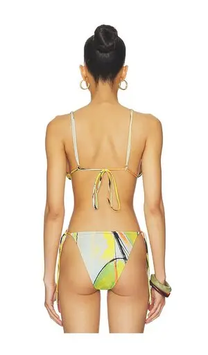 YELLOW THE LABEL Sade Charm Bikini Top