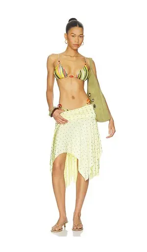 YELLOW THE LABEL Sade Charm Bikini Top