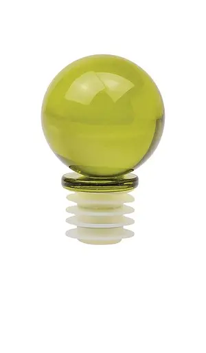 HERE'S HOW The Moony Glass Bottle Stopper - Olive