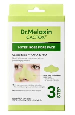 DR MELAXIN Cactox Ct 3-step Nose Pore Pack - No Color