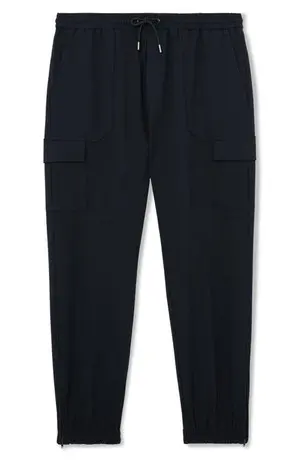 REISS Hidden Straight Leg Cargo Pants