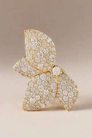 Nadri Starlet Leaf Post Earrings
